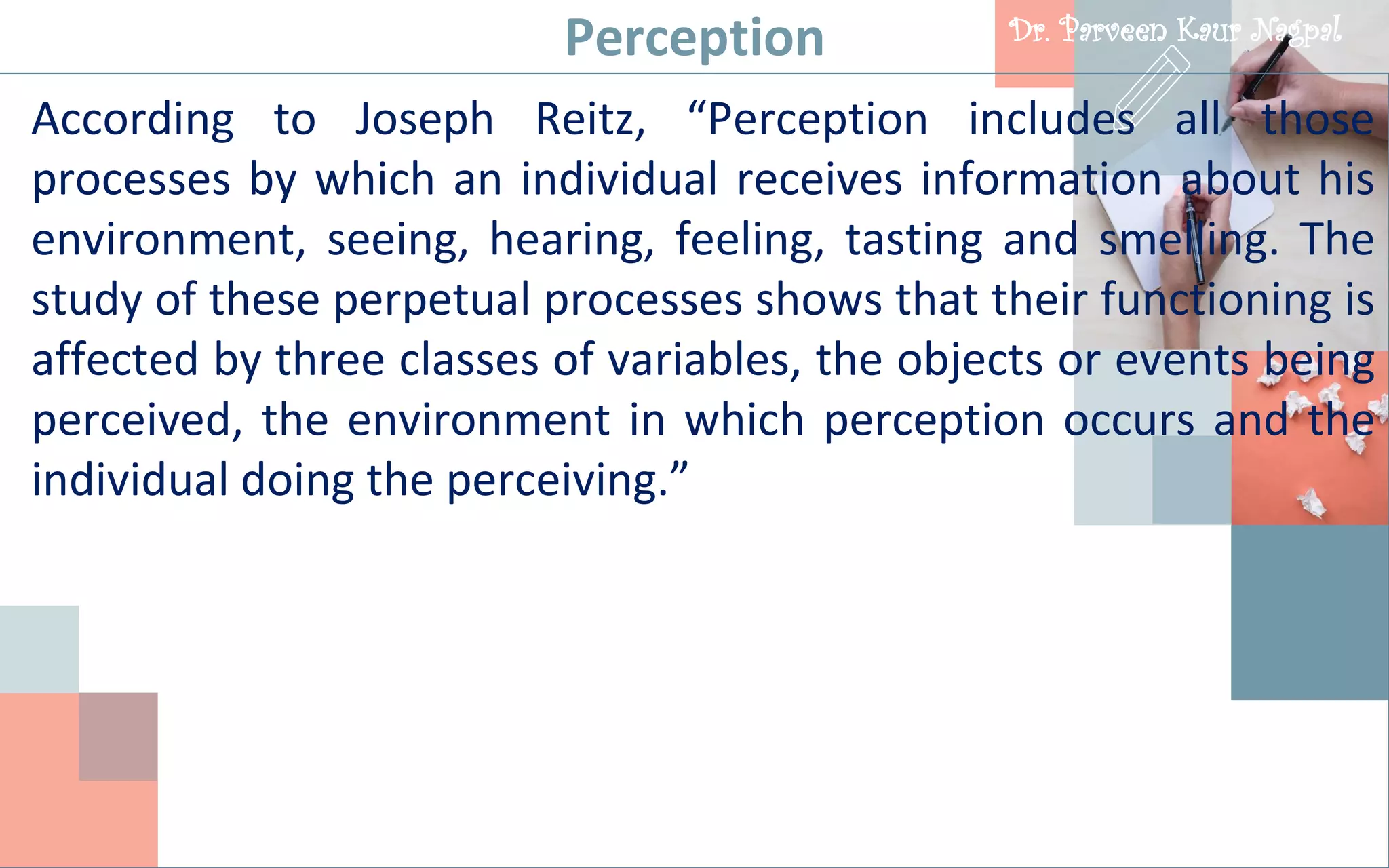 2. Thinking, Learning, Perception | PDF