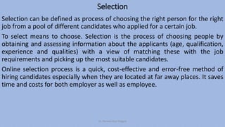 2. Recruitment and Selection | PPT