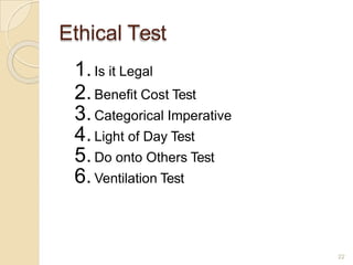 Ethical Decision Making | PPTX