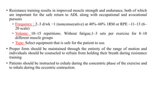 2. exercise prescription for patients with acute coronary syndrome | PPTX