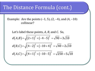 2.1 Rectangular Coordinates | PPT