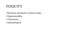 Contrast media safety aspects | PPTX