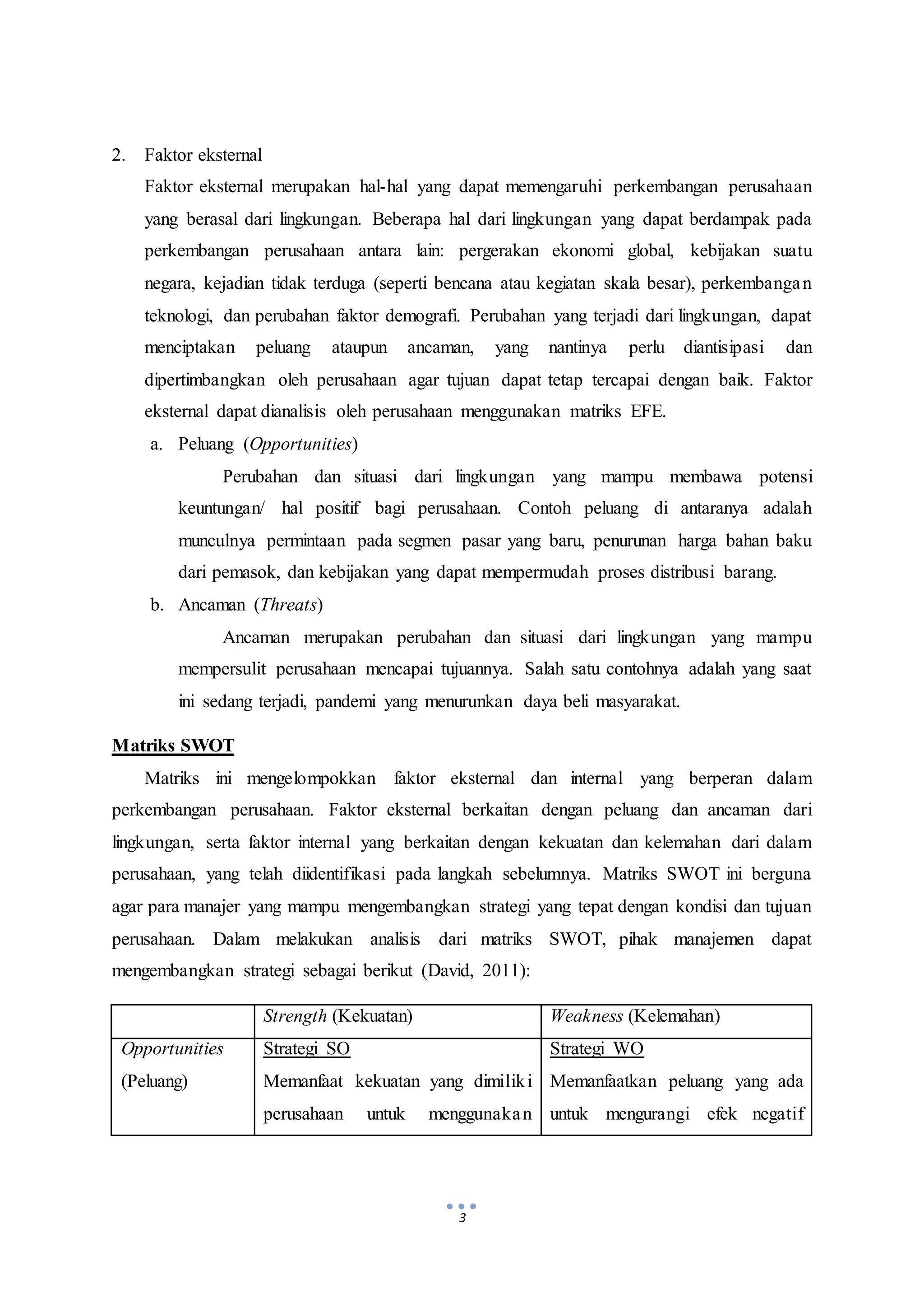 Analisis Swot Gojek | DOCX