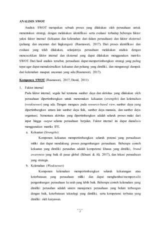 Analisis Swot Gojek | DOCX