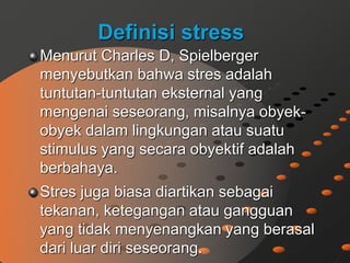 Stress Management _Materi Training "TIME & STRESS MANAGEMENT" | PPT