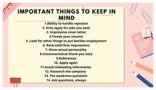 Important pointers to remember | PPT