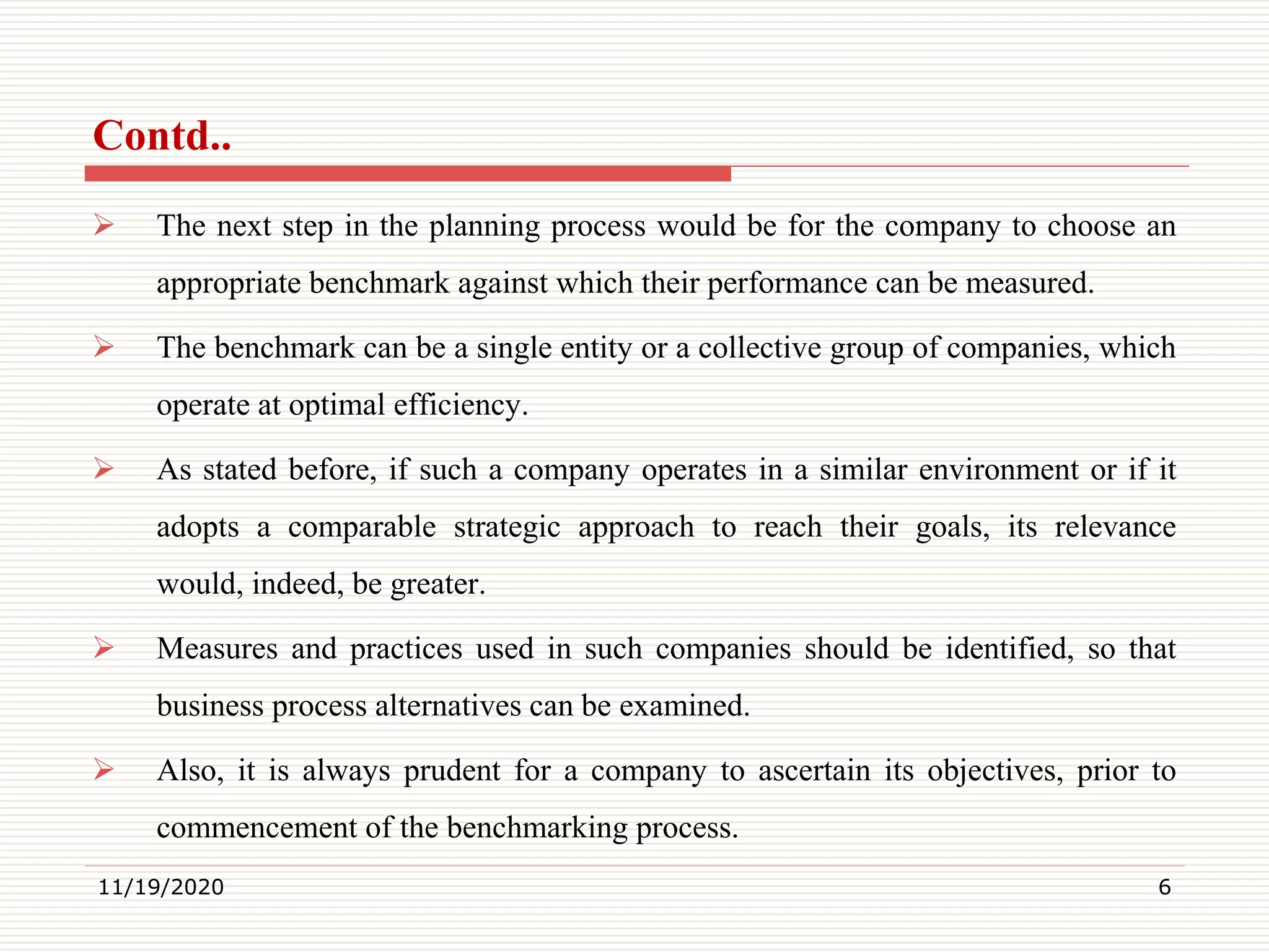 Benchmarking Process in Total Quality Management | PDF