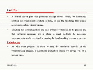 Benchmarking Process in Total Quality Management | PDF