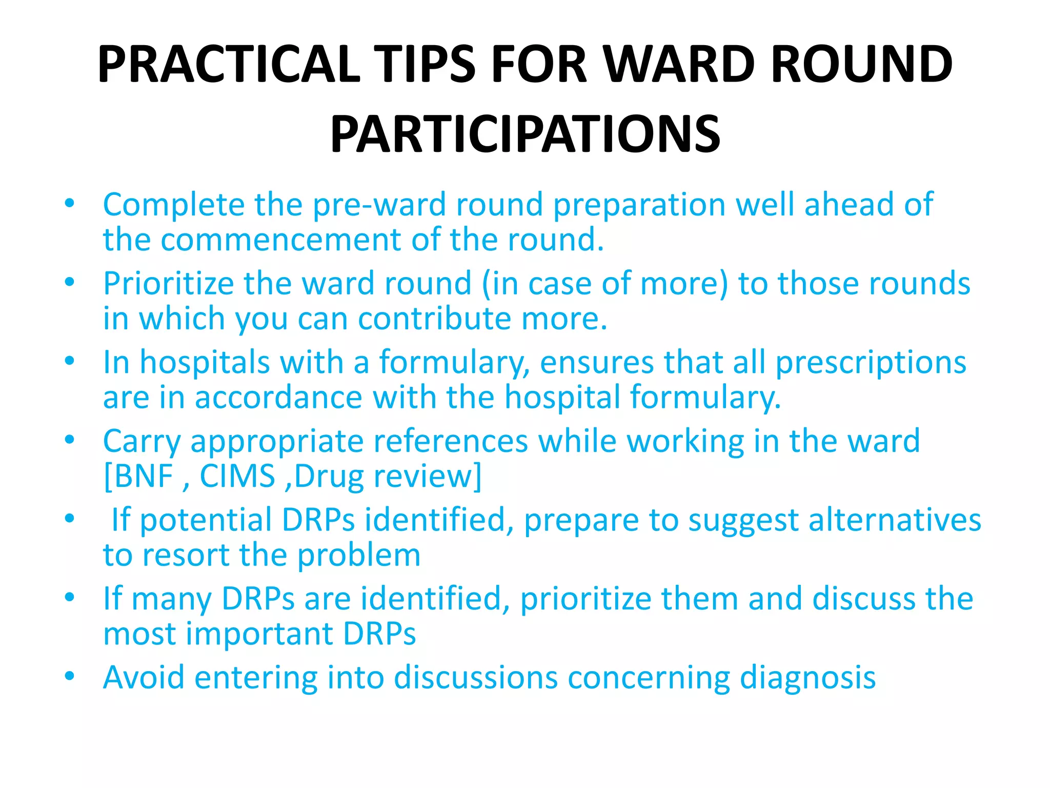 2.b ward round participation | PPTX