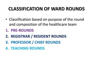 2.b ward round participation | PPTX