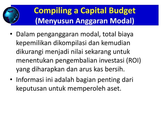 Pengambilan Keputusan Penanaman Modal Pada Aset Baru _Materi Training ...