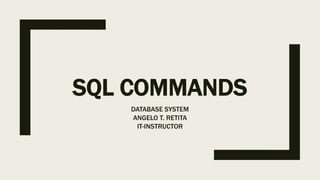 2.2 sql commands | PPT