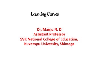 2. learning curves | PPTX