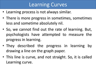 2. learning curves | PPTX