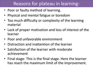 2. learning curves | PPTX