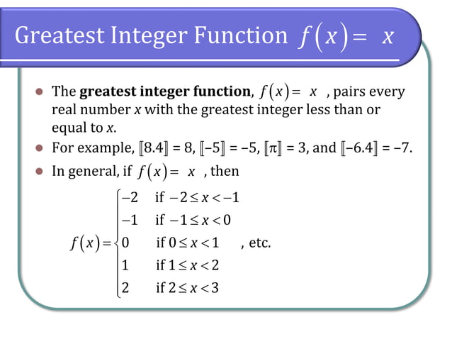 2.6 Graphs of Basic Functions | PDF | Physics | Science