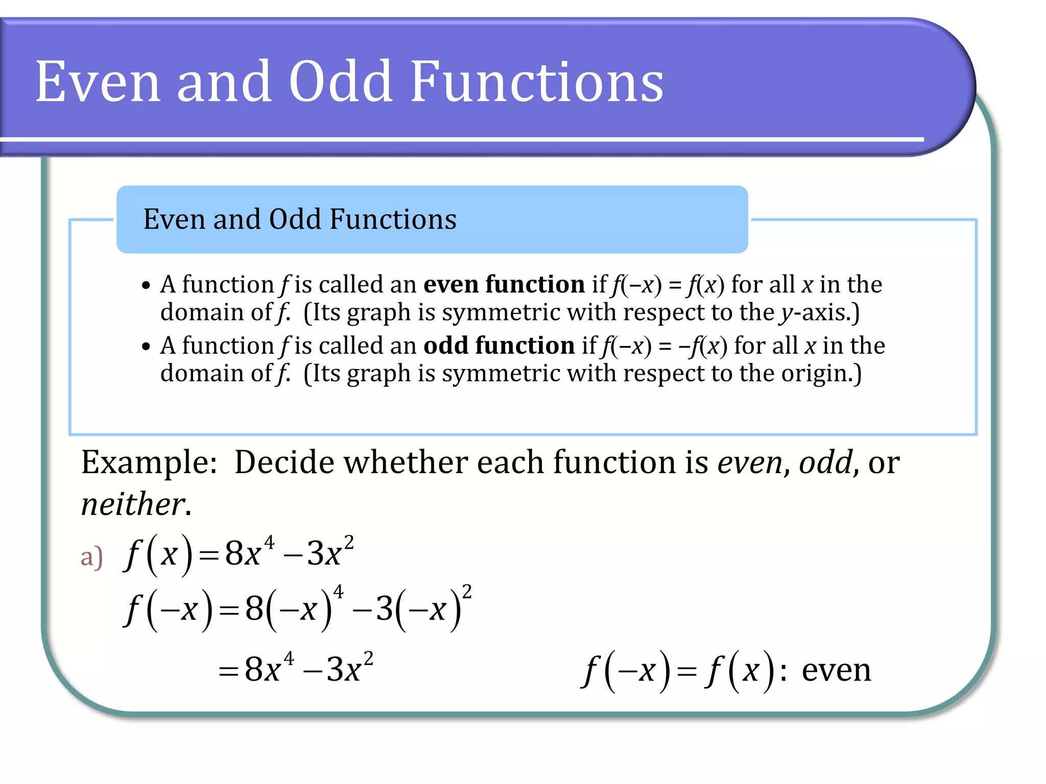 2.7 Graphing Techniques | PDF