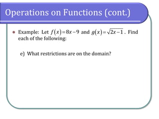 2.8A Function Operations | PPT