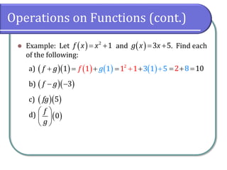 2.8A Function Operations | PPT