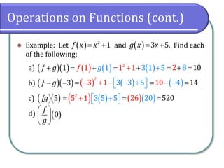 2.8A Function Operations | PPT