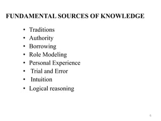 2. sources of knowledge | PDF
