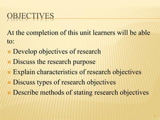 2. research objectives | PDF | Healthcare Industry | Industries