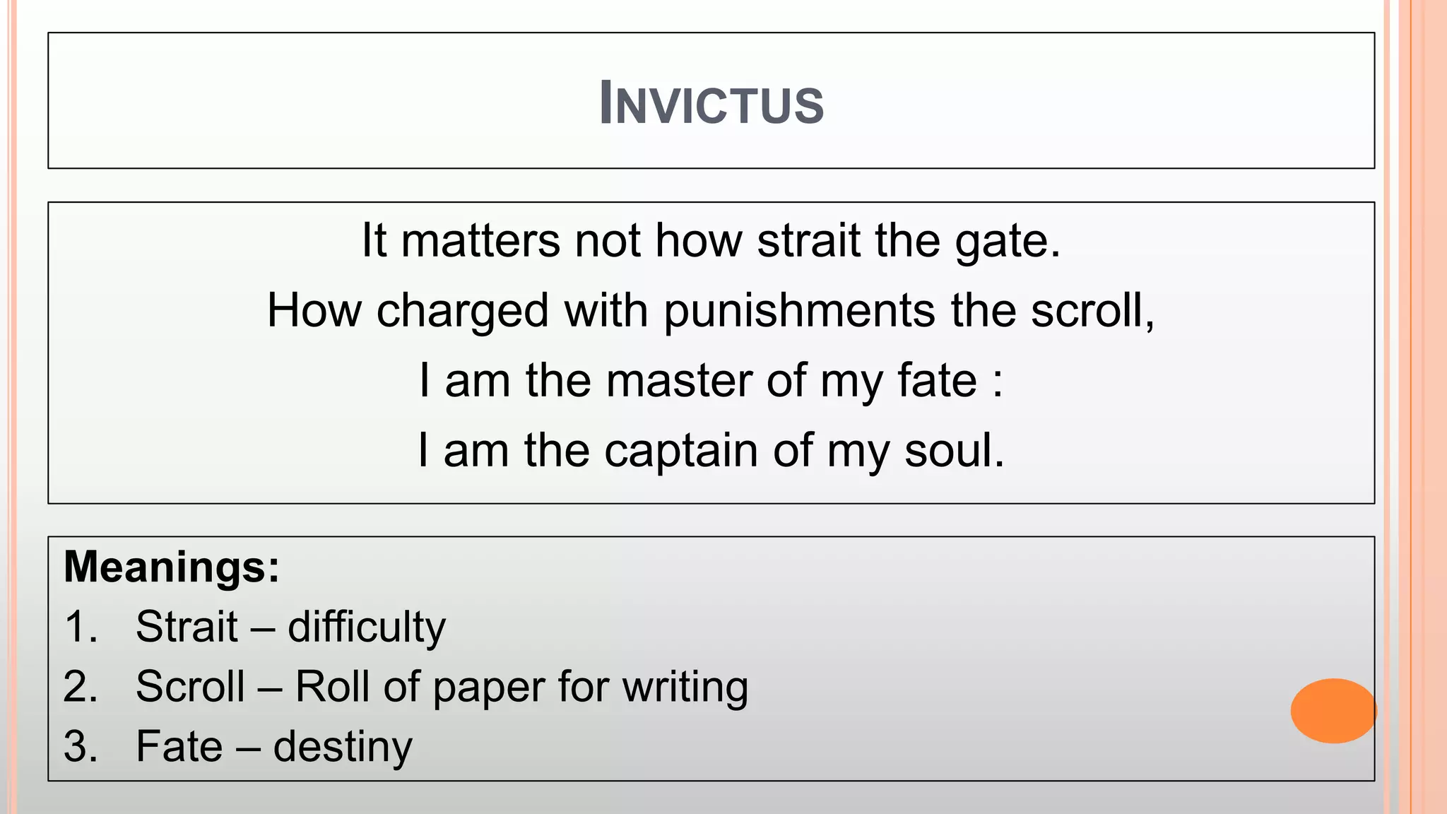 Invictus | PPTX