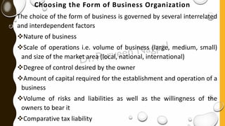 2. Types of Business Organizations | PPT