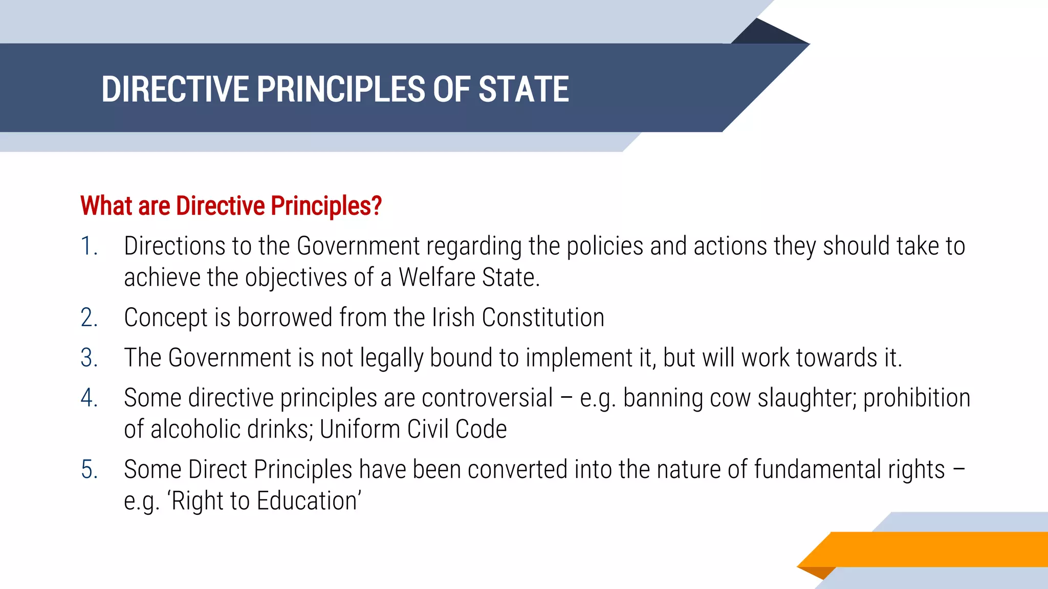 Fundamental rights Duties - Directive principles of state policy | PDF