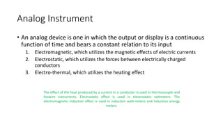 2. emi analog electromechanical instruments | PPT