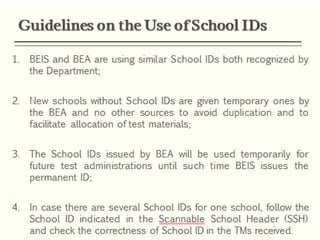 2 2016 ncae guidelines - national career assessment examination | PPTX
