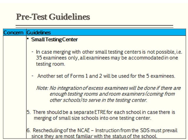 2 2016 ncae guidelines - national career assessment examination | PPTX