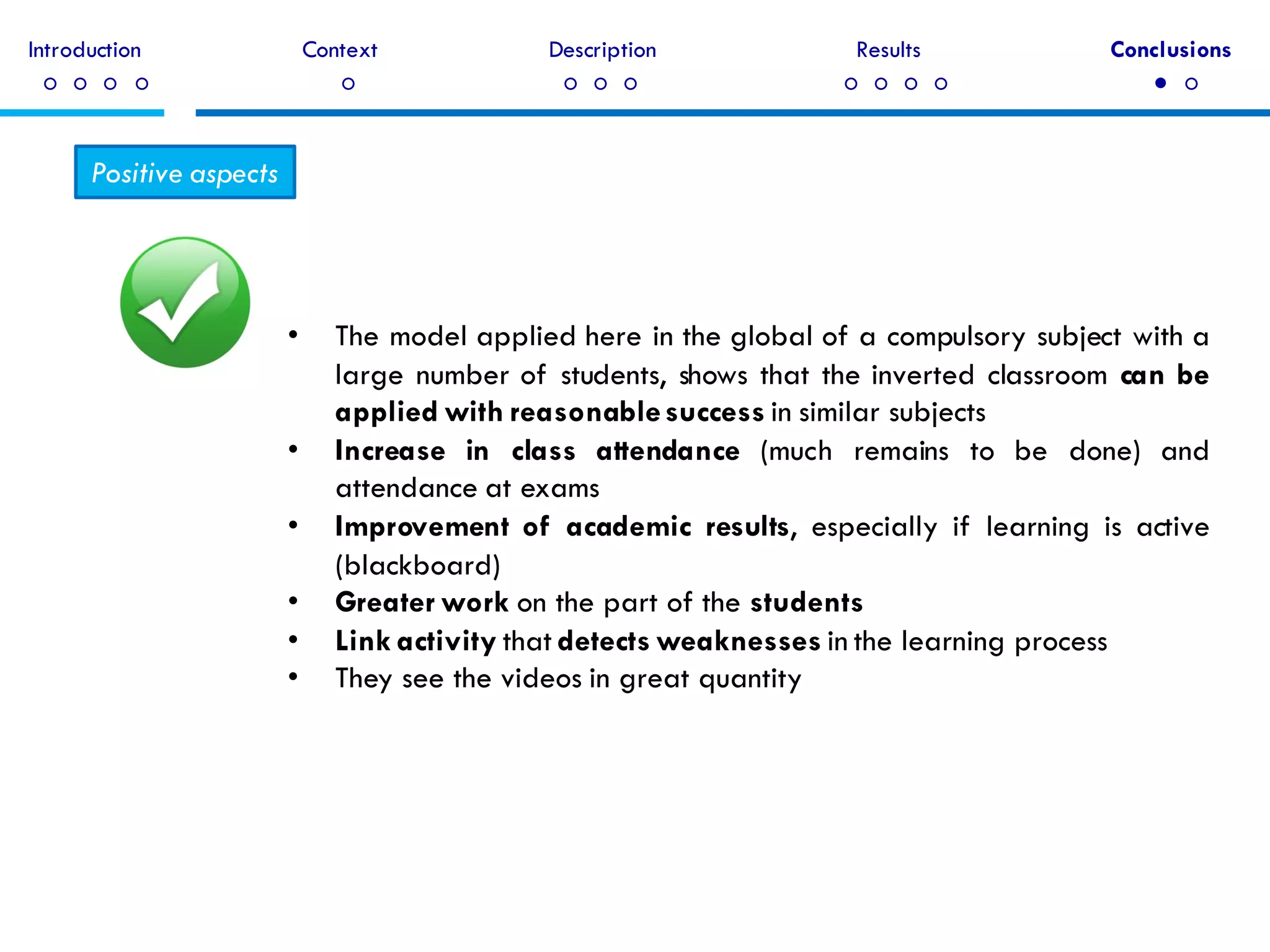 Development of Flipped Classroom model to improve the students ...