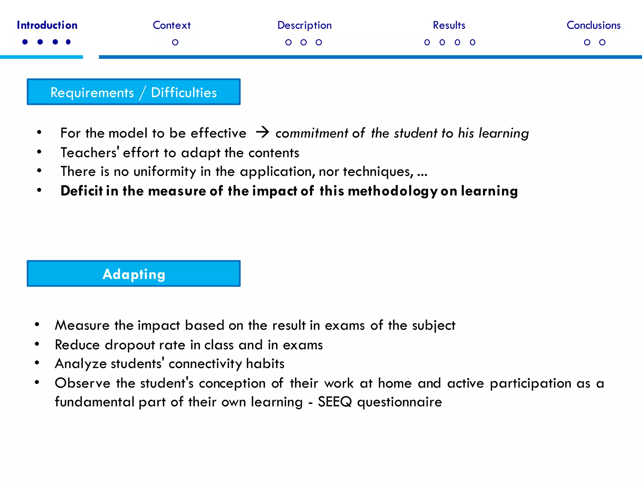Development of Flipped Classroom model to improve the students ...