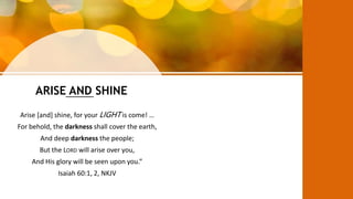 2-2019_WMED_SERMON-PPT_The-Call-to-Arise-and-Shine.pptx