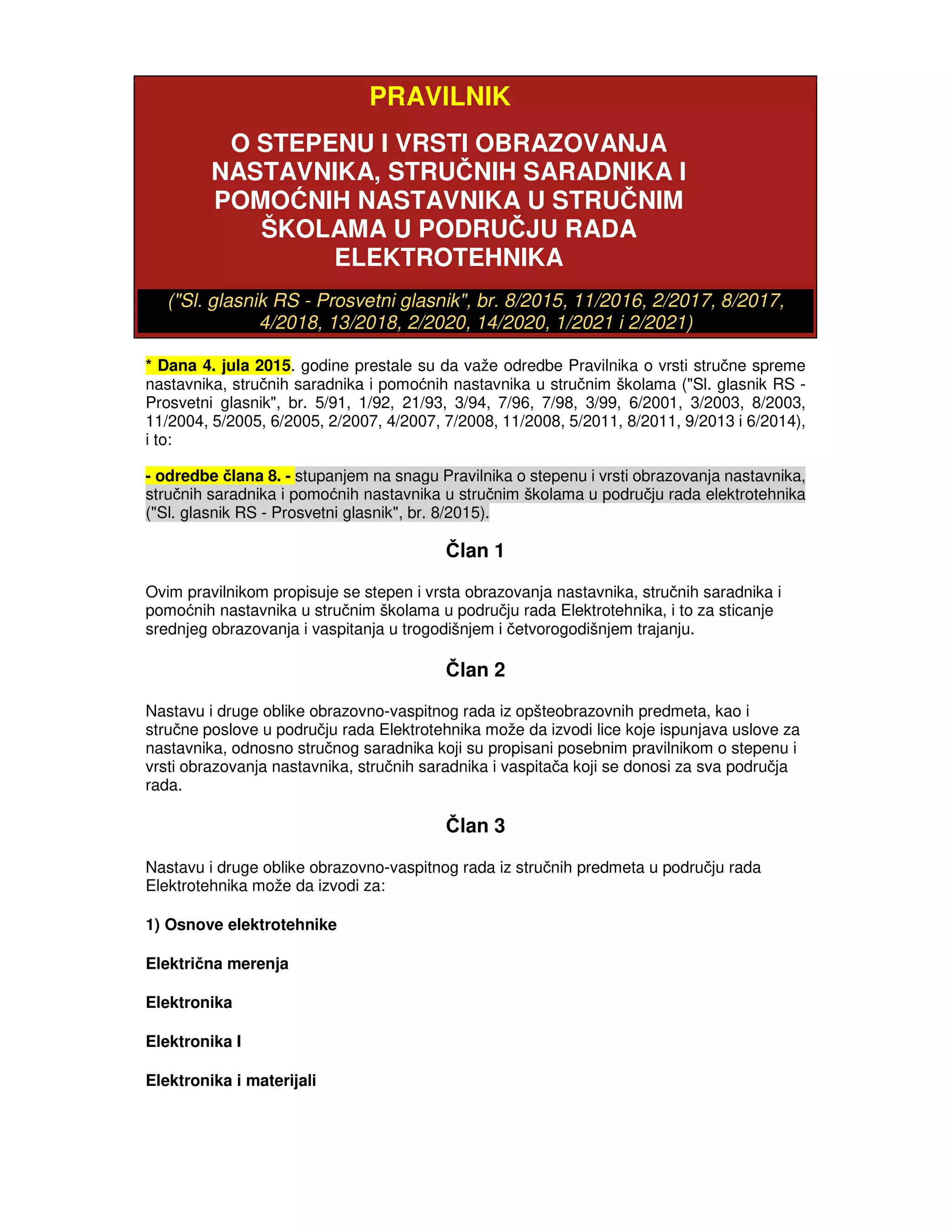 2 2021 pravilnik elektrotehnike | PDF