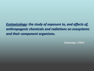 Professor Michael Depledge, EPA, HSE and ESRI, Environment, Health and ...