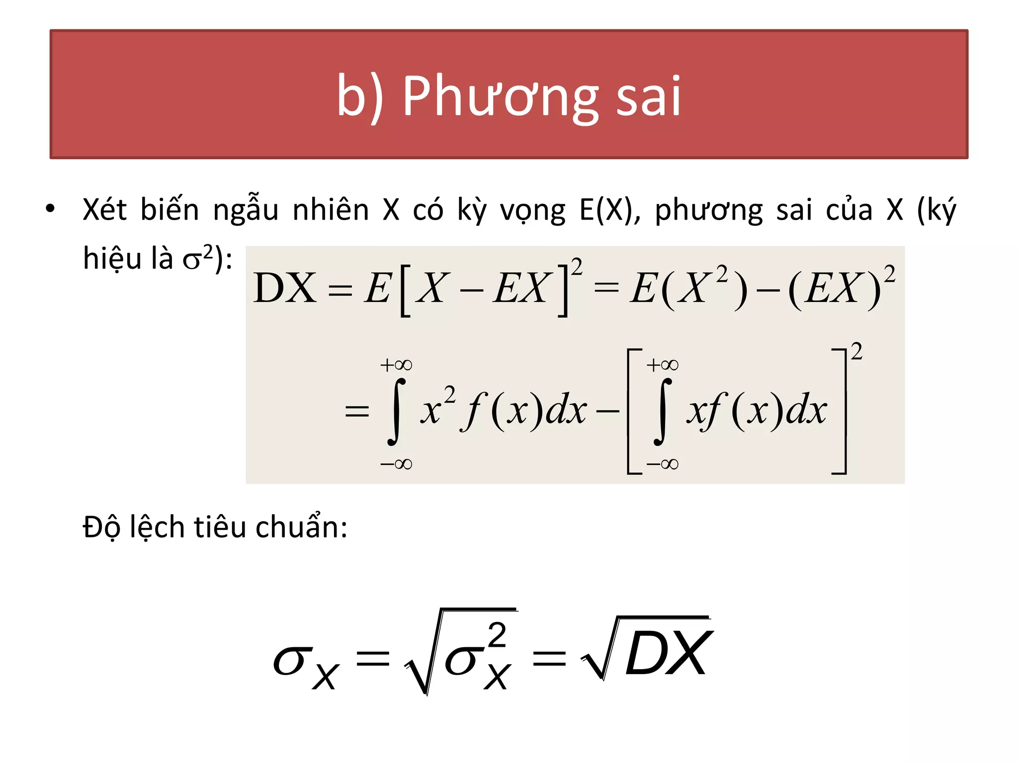 Biến ngẫu nhiên liên tục - Xác suất thống kê | PPTX