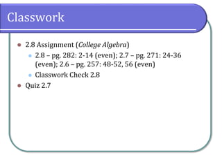 2.8 Function Operations and Composition | PDF | Technology & Computing