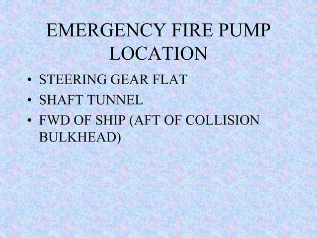 2.7 fire main system | PPTX