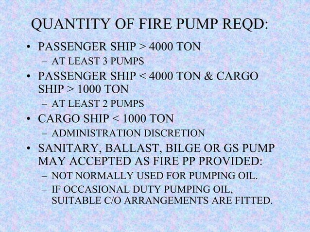 2.7 fire main system | PPTX