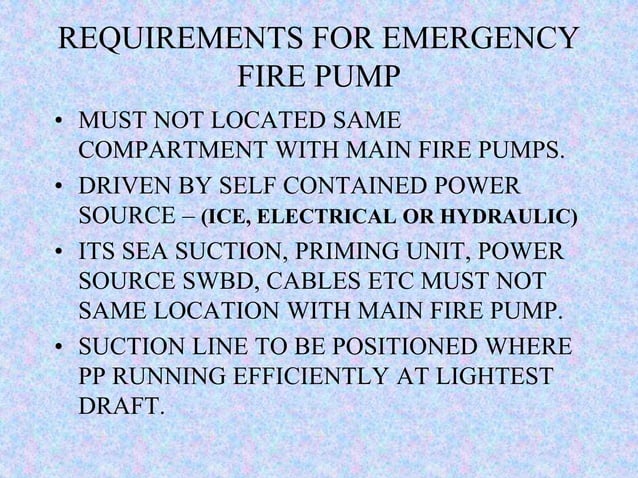 2.7 fire main system | PPTX
