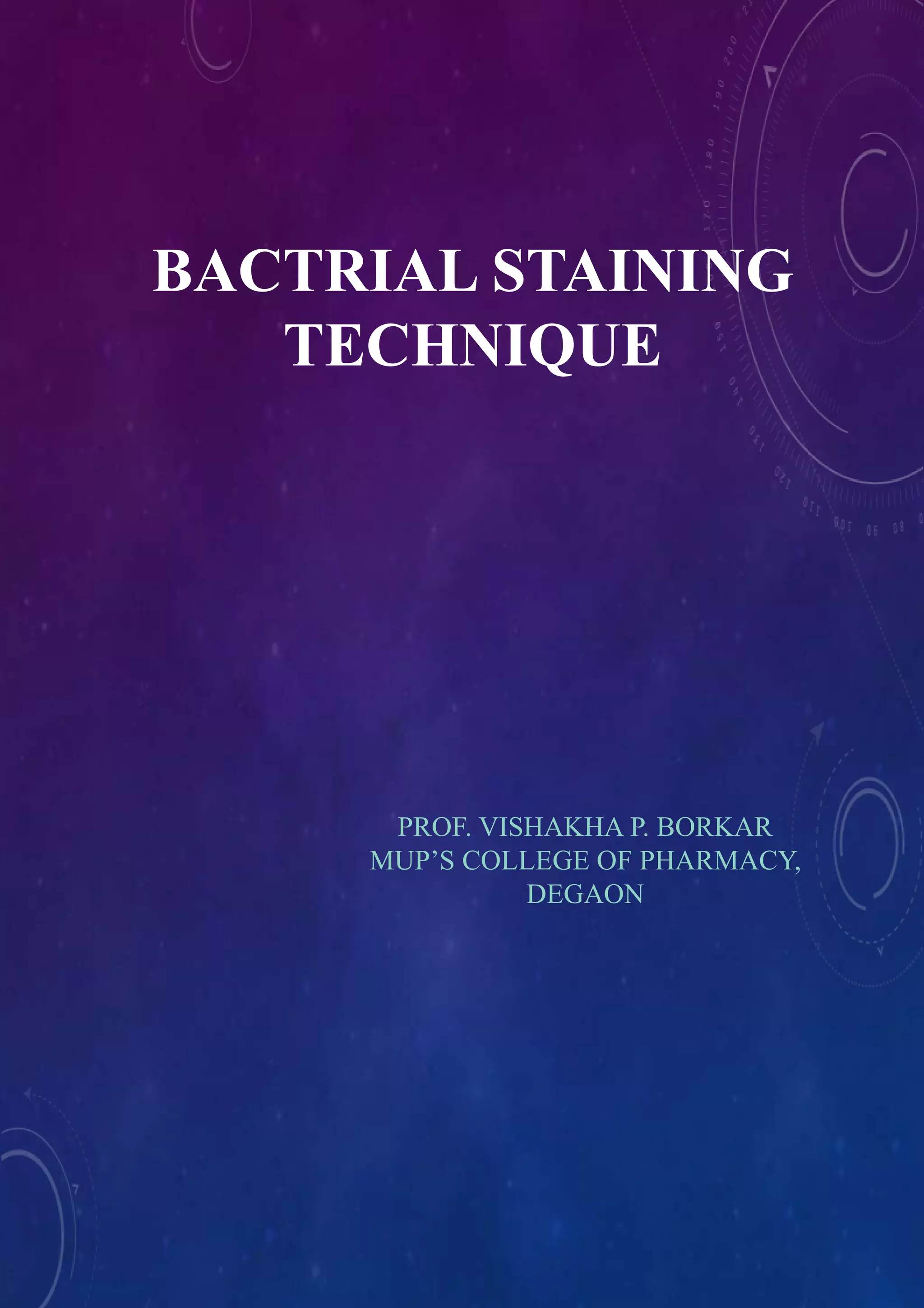2. bactrial staining | PPTX