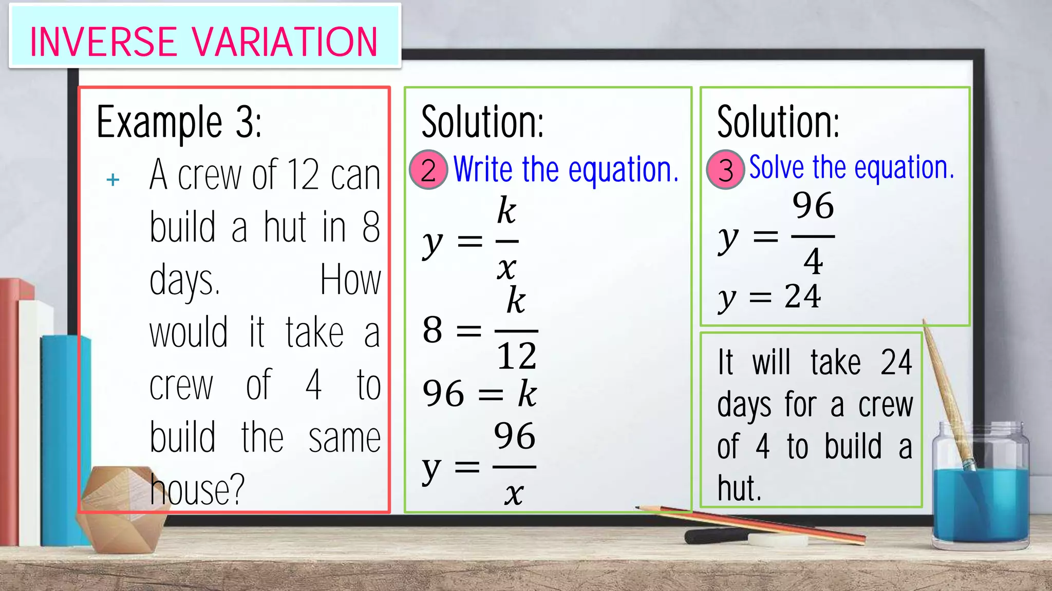 Inverse Variation (Mathematics 9) | PDF