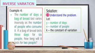 Inverse Variation (Mathematics 9) | PDF