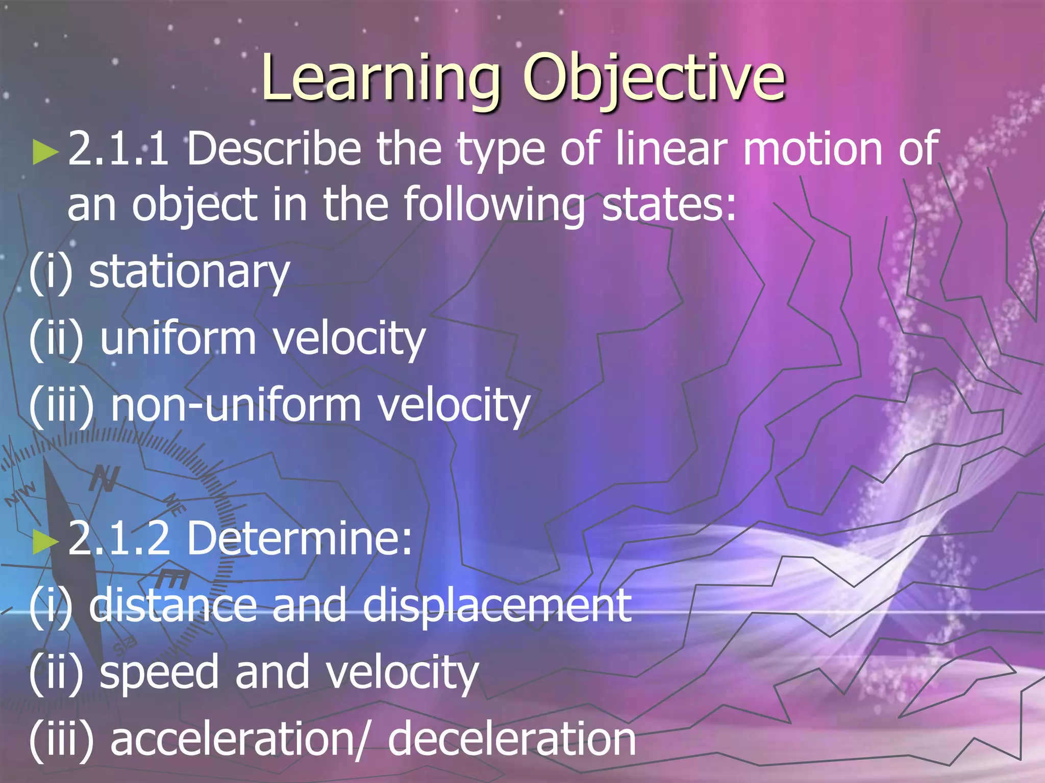PHYSICS KSSM FORM 4 (2.1 Linear Motions) | PPT