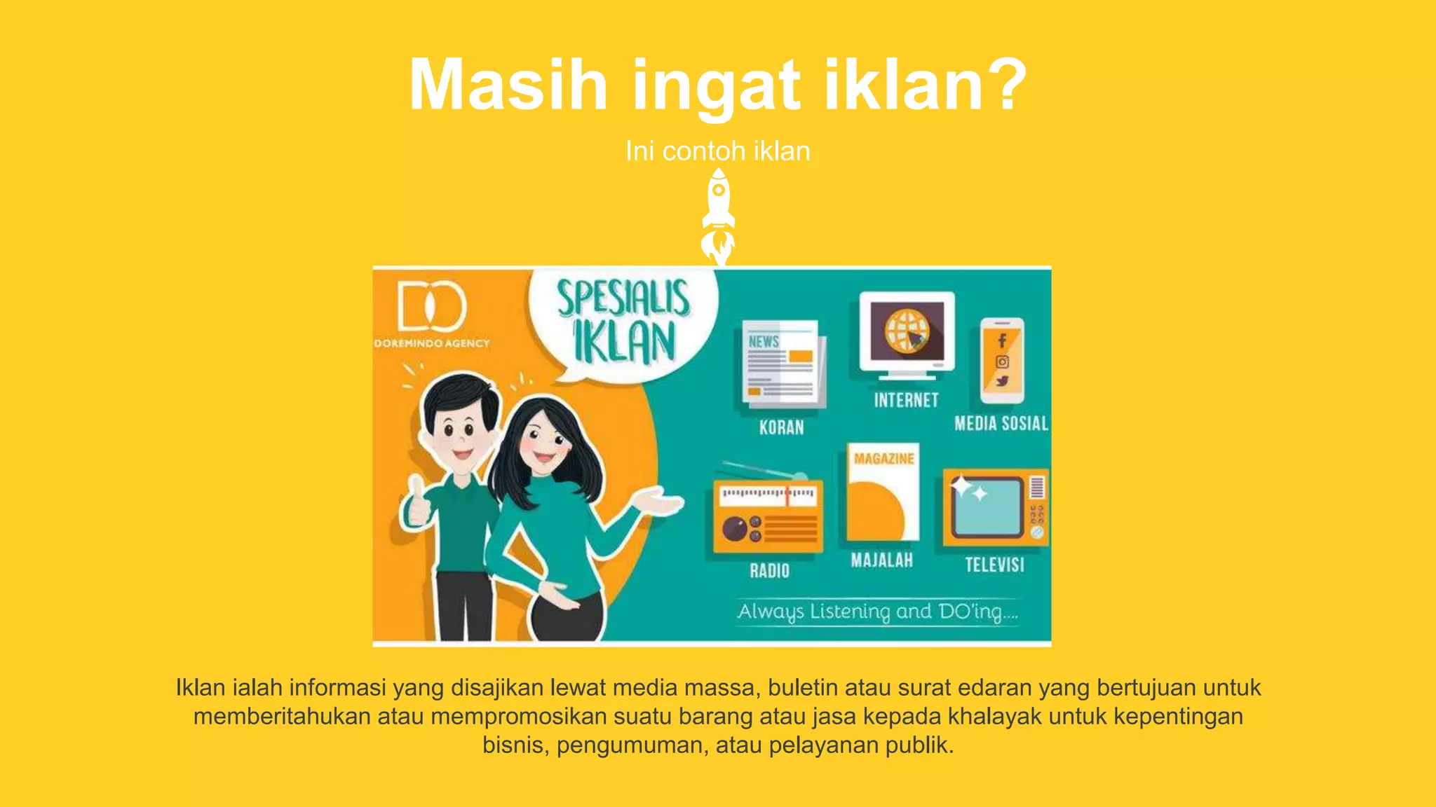 ciri bahasa iklan dan jenis iklan | PPTX
