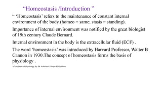 Homeostasis | PPT