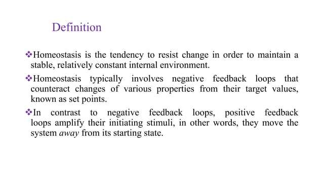 Homeostasis | PPT