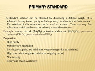 2. volumetric analysis | PPTX